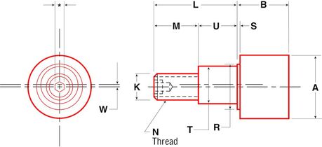 PLRE Plain - Eccentric Stud Style, Inch Sizes | USCFPL006 | Osborn LLC- Richmond, IN - USA
